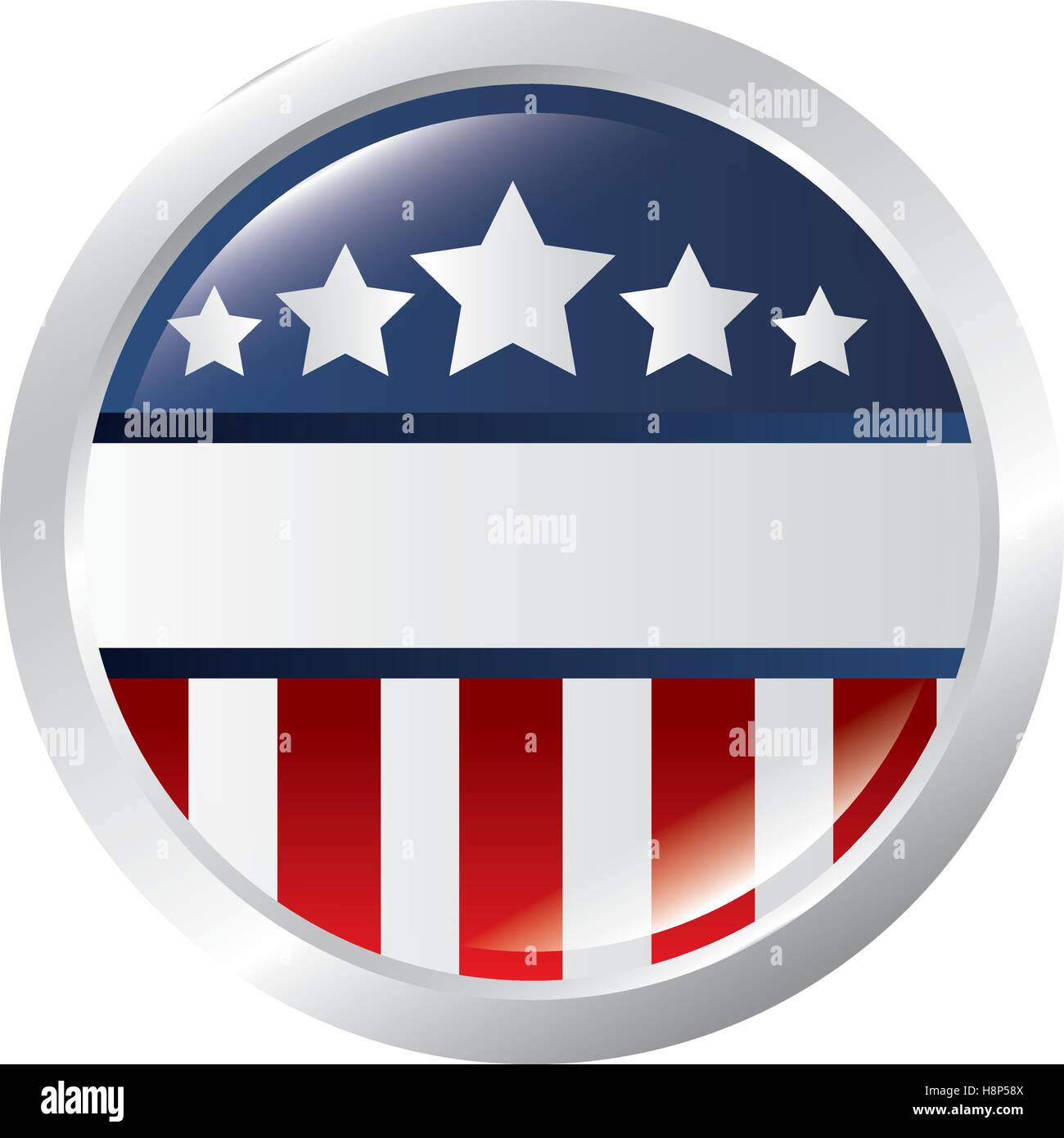 United States Of America Button Vector Illustration Design Stock Vector Image And Art Alamy