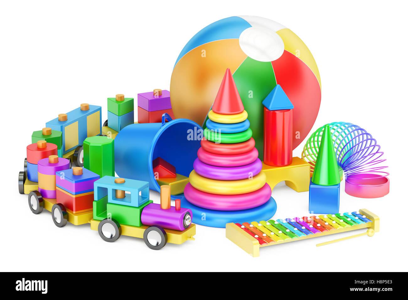 Kids toys isolated hi-res stock photography and images - Alamy