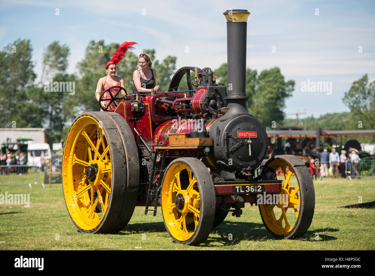 England, Yorkshire - Locomotives being shown at the Masham Steam Rally ...