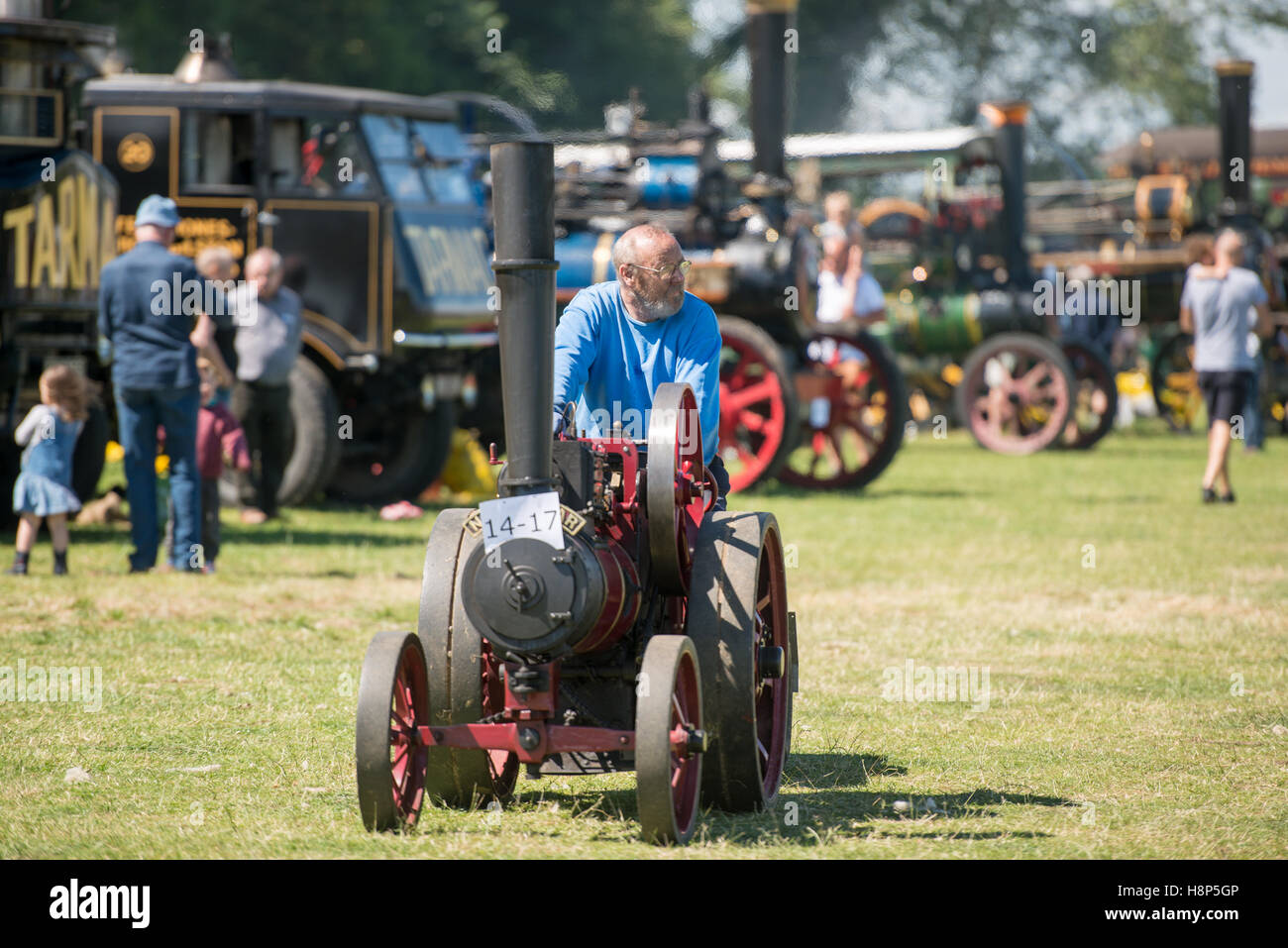 England, Yorkshire - Locomotives being shown at the Masham Steam Rally ...