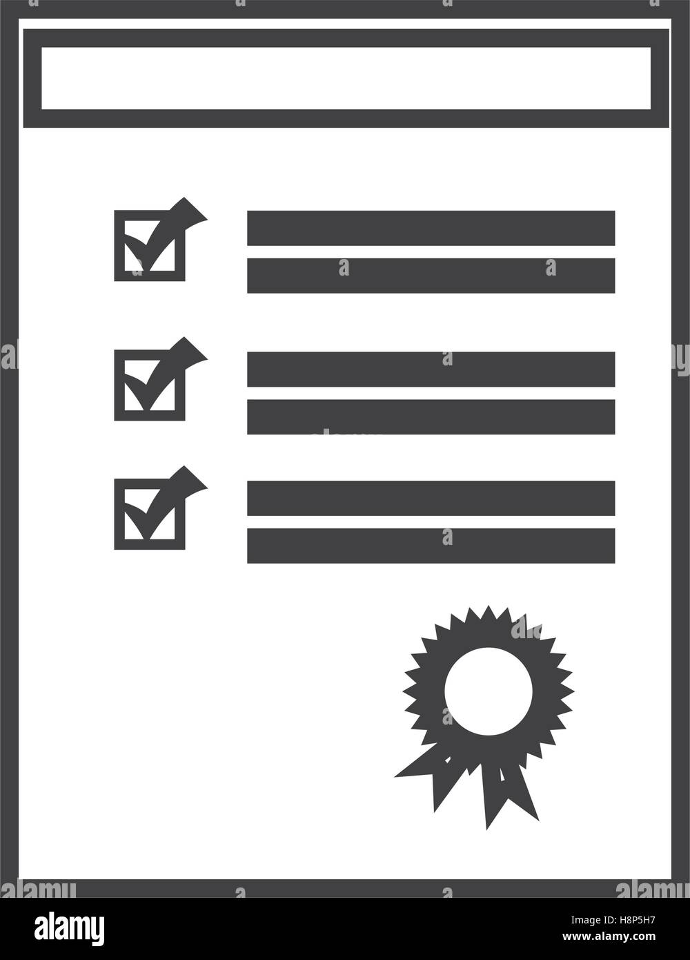 check symbol like icon vector illustration design Stock Vector Image ...