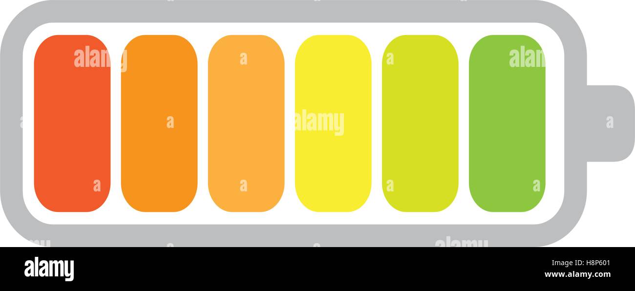 battery power level isolated icon vector illustration design Stock ...