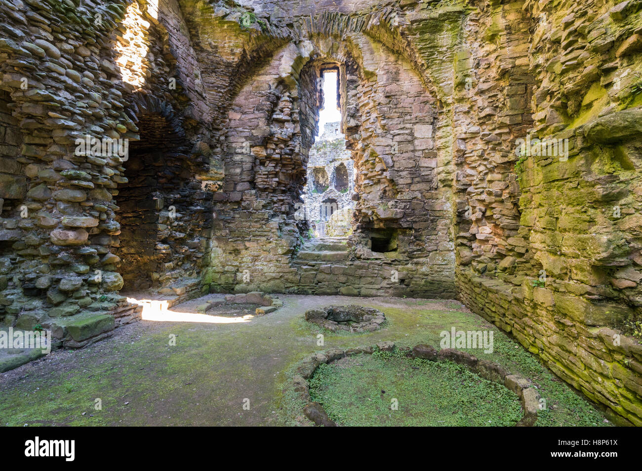 Stone castle interior hi-res stock photography and images - Alamy