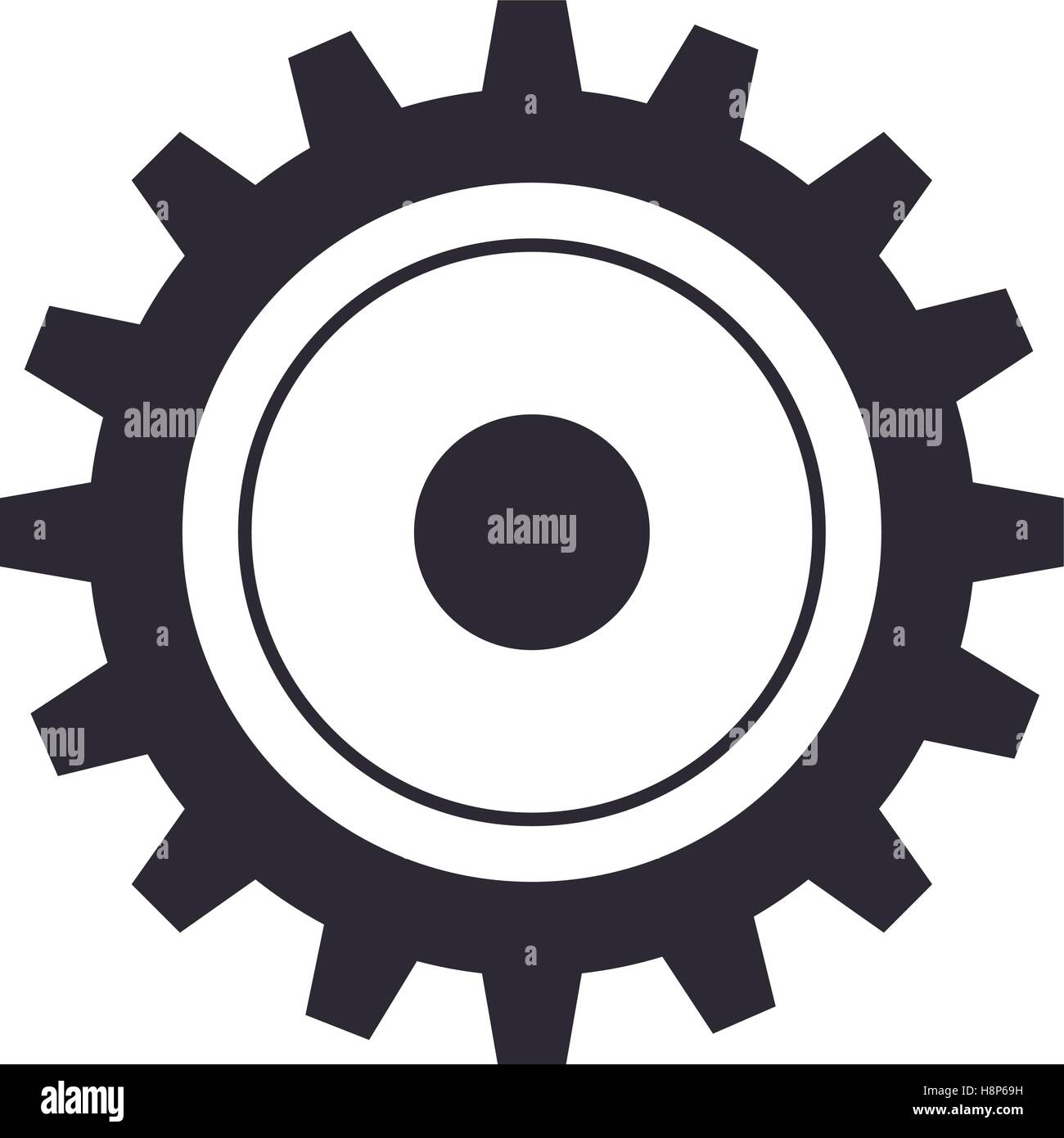 gear setting isolated icon vector illustration design Stock Vector ...