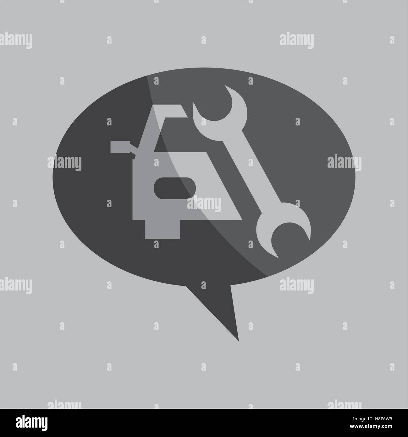 traffic sign concept icon support car tool vector illustration eps 10 ...
