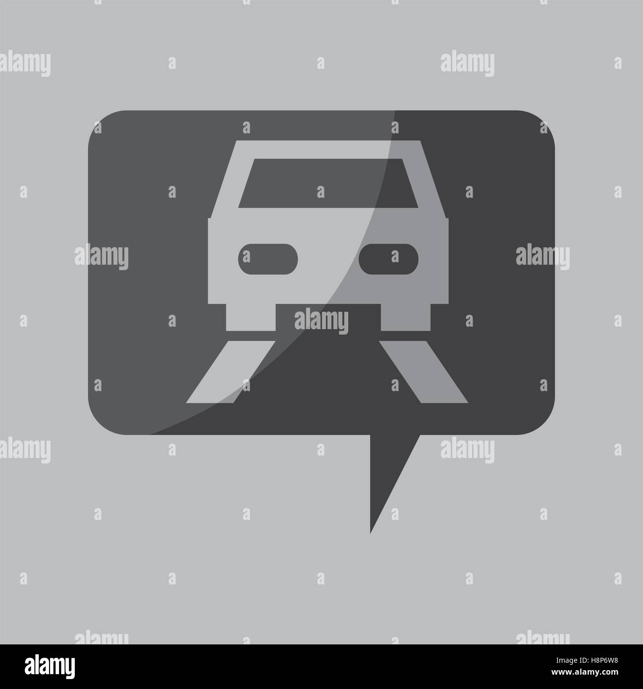 traffic sign concept icon car road vector illustration eps 10 Stock ...
