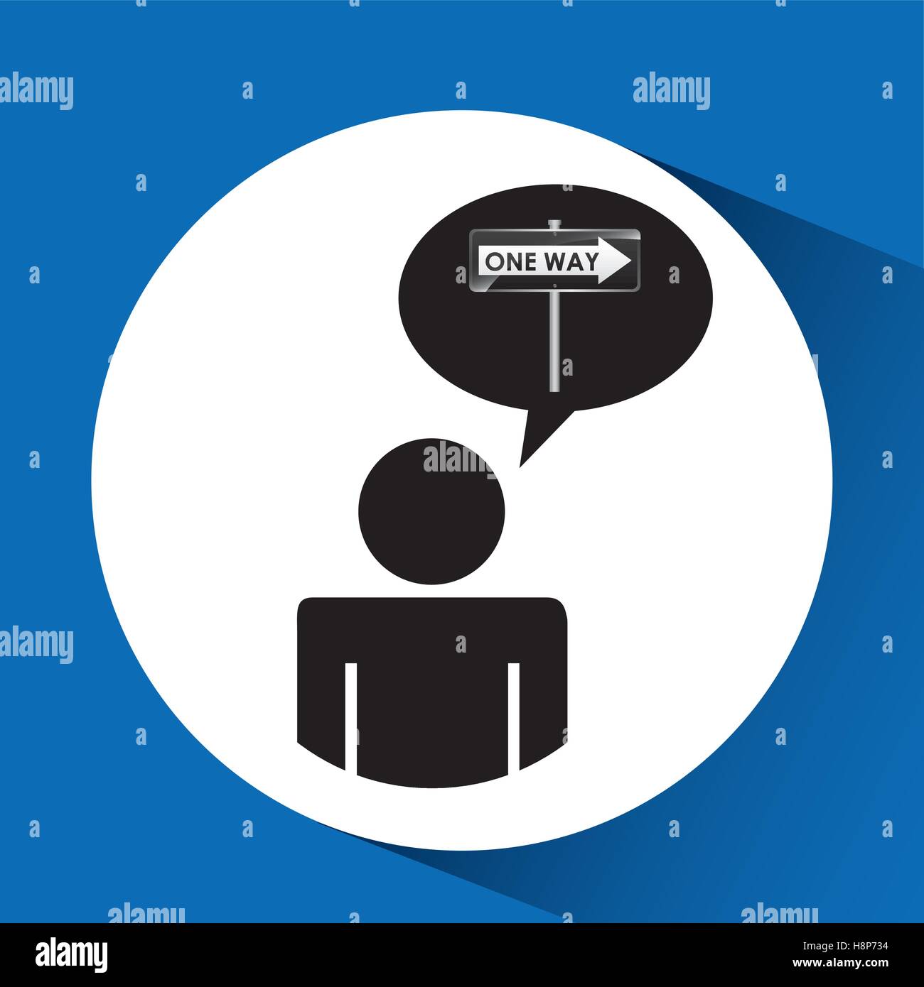Man stepping Stock Vector Images - Alamy