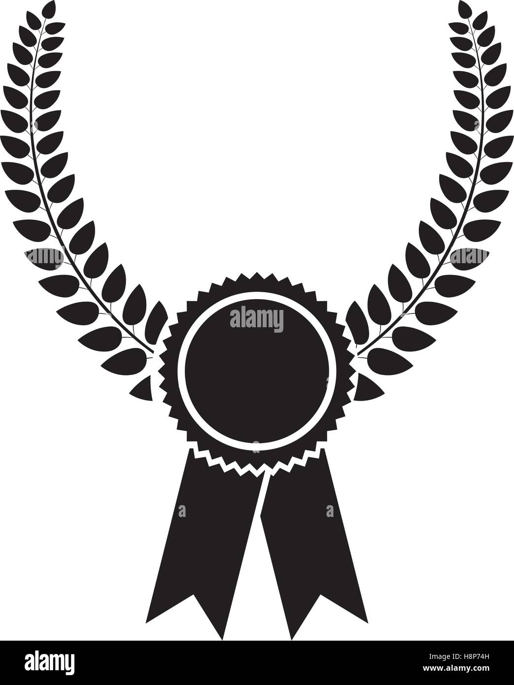 Seal stamp with ribbon icon. Banner badge decorative product and ...