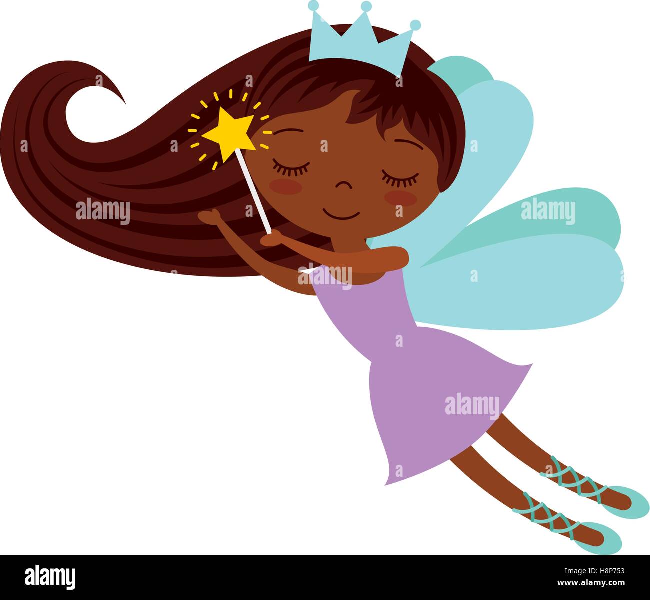 cute Fairy Godmother character vector illustration design Stock Vector ...