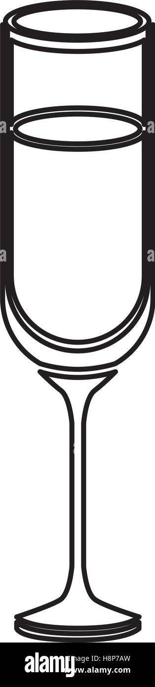 Cup icon. Alcohol drink bar and beverage theme. Isolated design. Vector ...