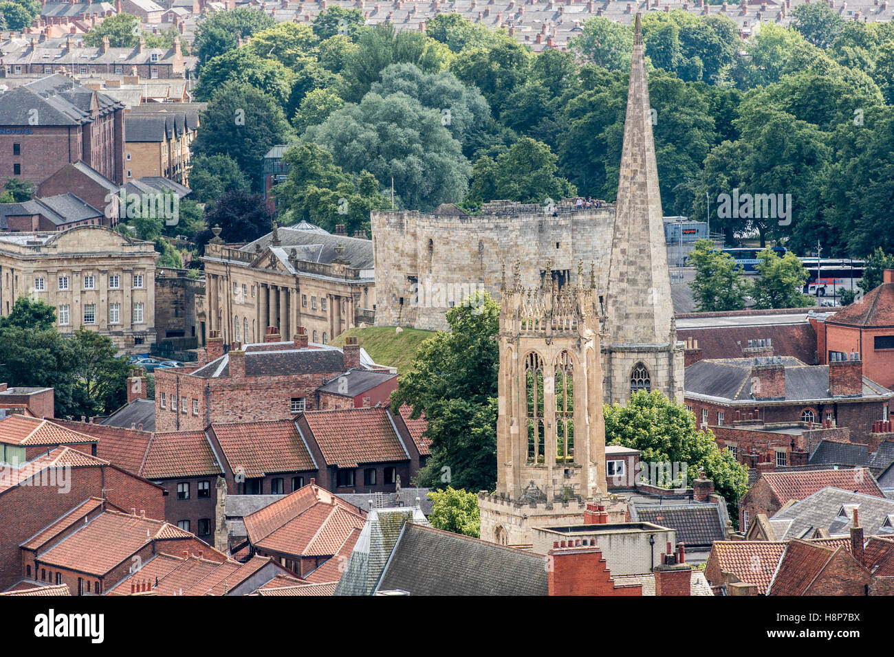 Roman Fortress in York, England Stock Photo - Alamy
