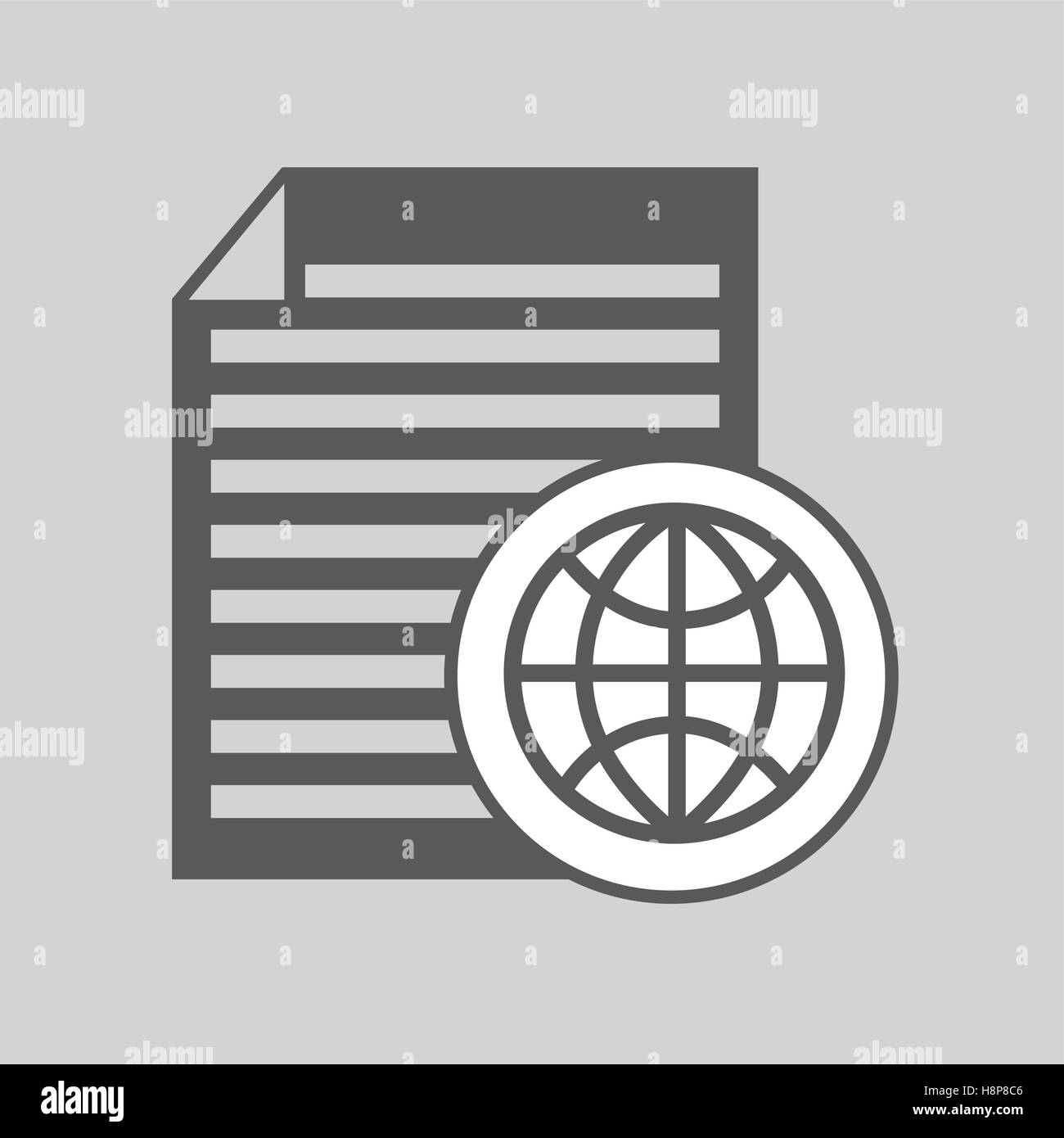 global digital paper network design vector illustration eps 10 Stock ...