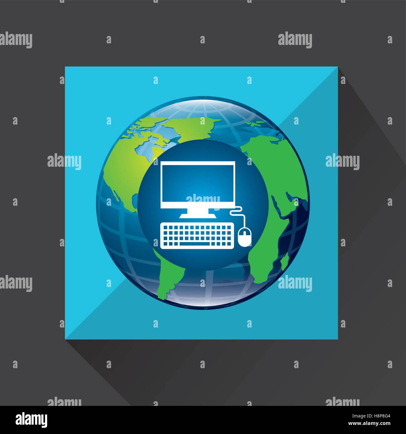 Lan manager background Stock Vector Images - Alamy