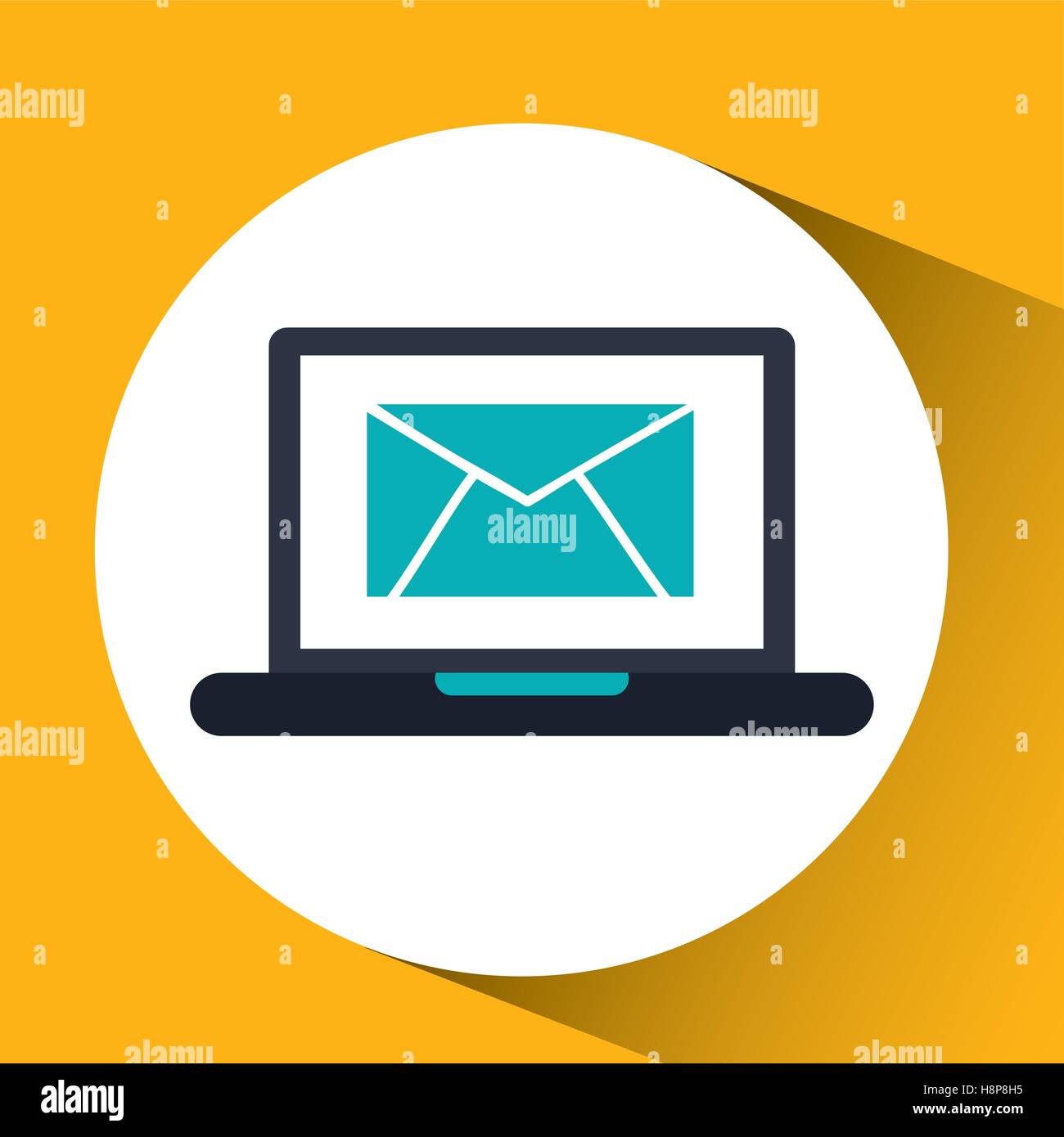 cloud computing email social media virtual icon vector illustration eps ...