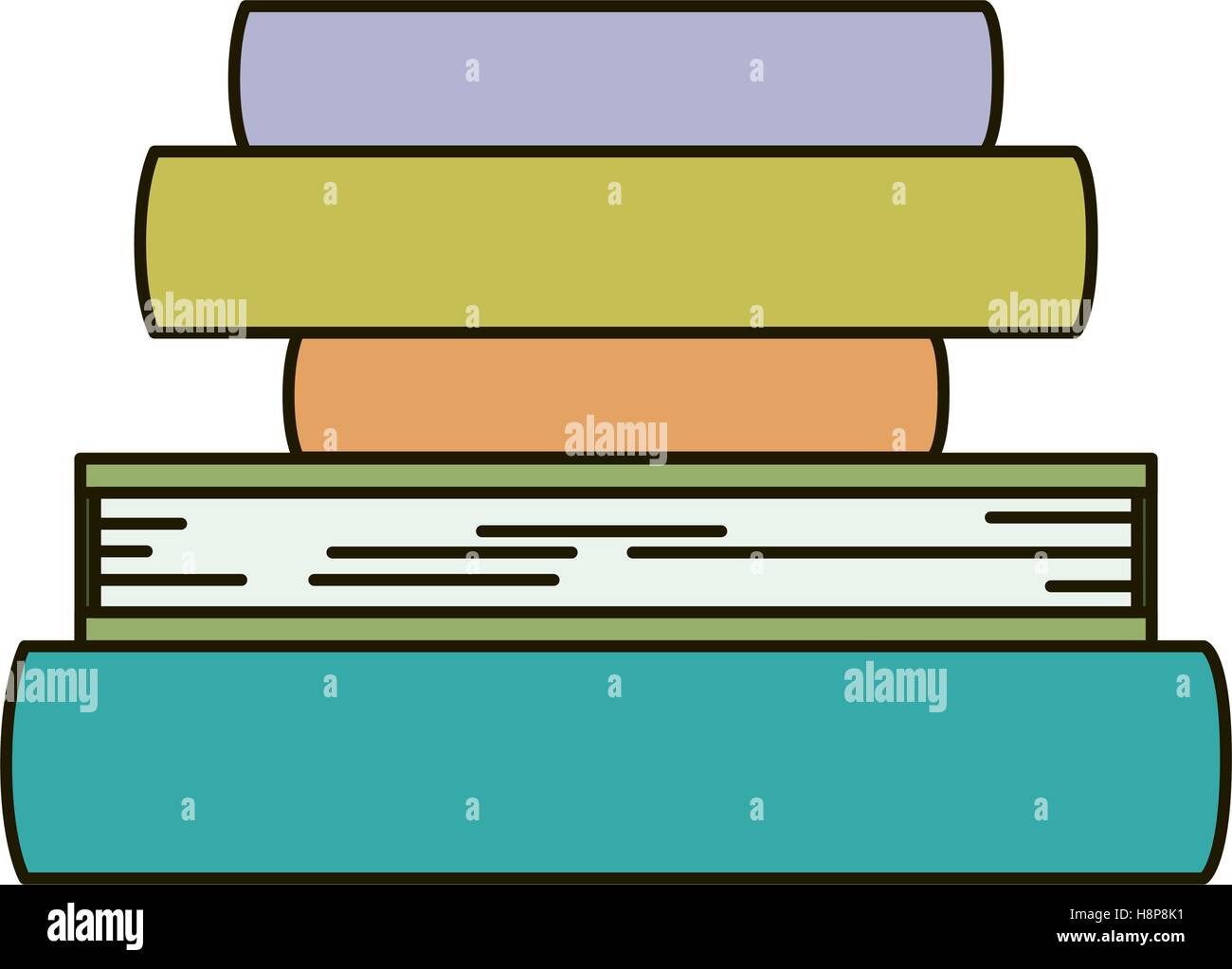 Book object icon. Education literature read and library theme. Isolated ...