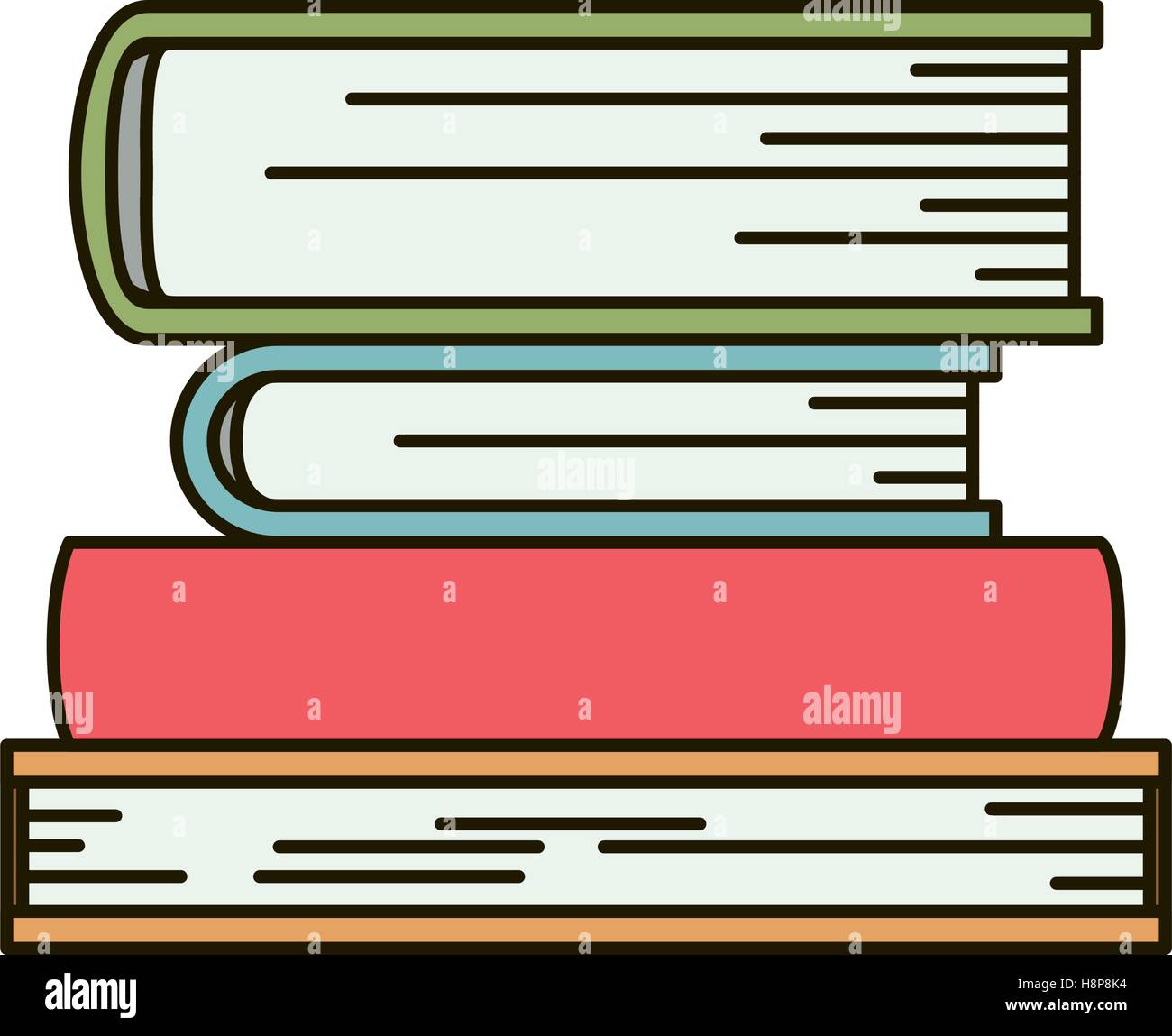 Book object icon. Education literature read and library theme. Isolated ...