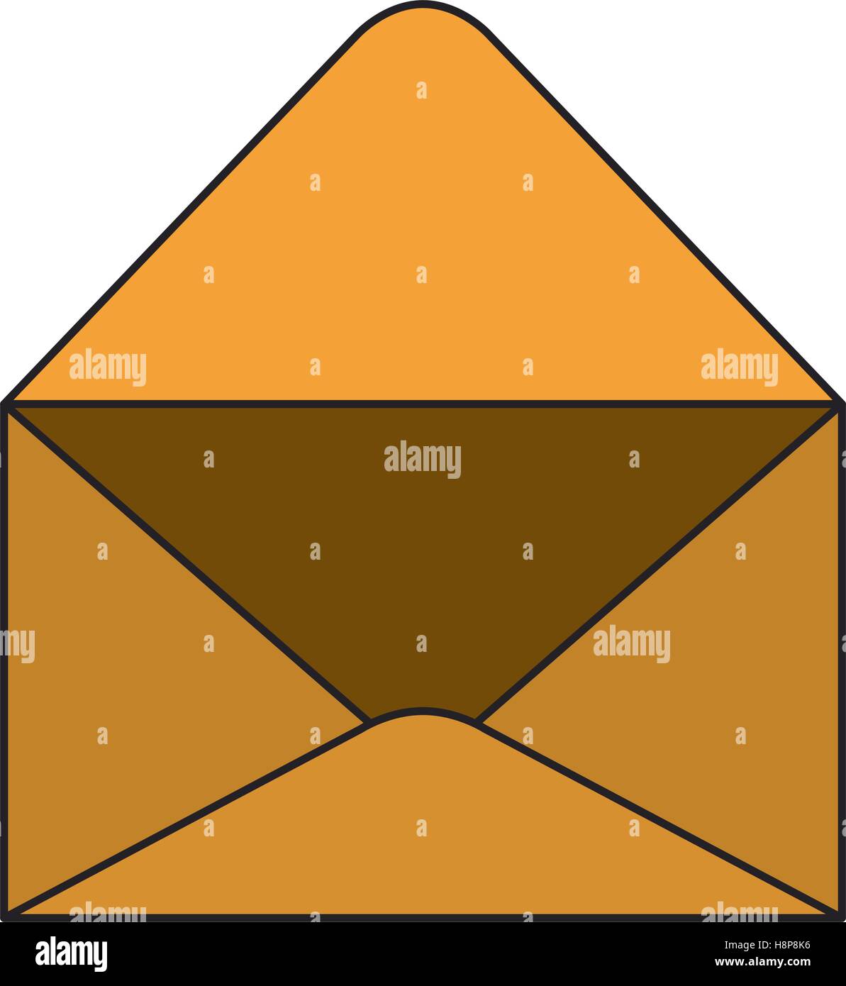 Envelope icon. Email message letter marketing and communication theme ...