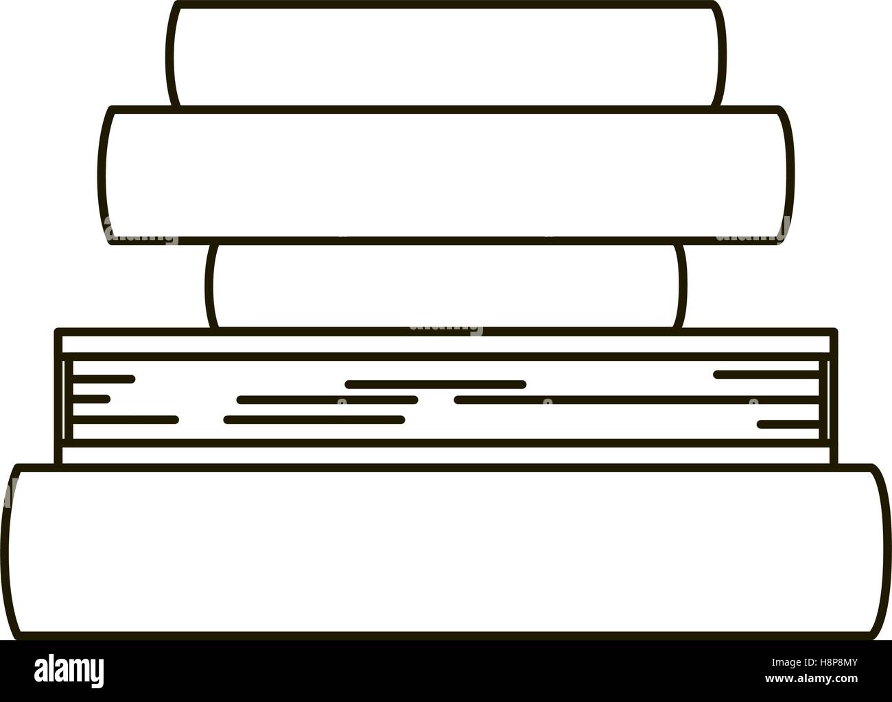 Book object icon. Education literature read and library theme. Isolated ...