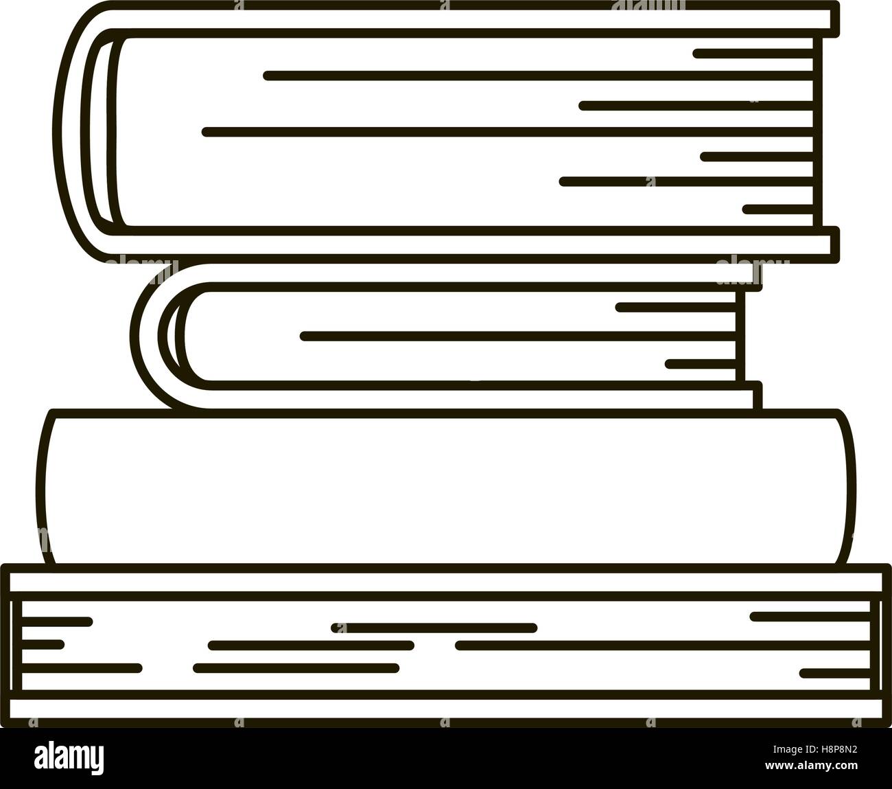 Book object icon. Education literature read and library theme. Isolated ...