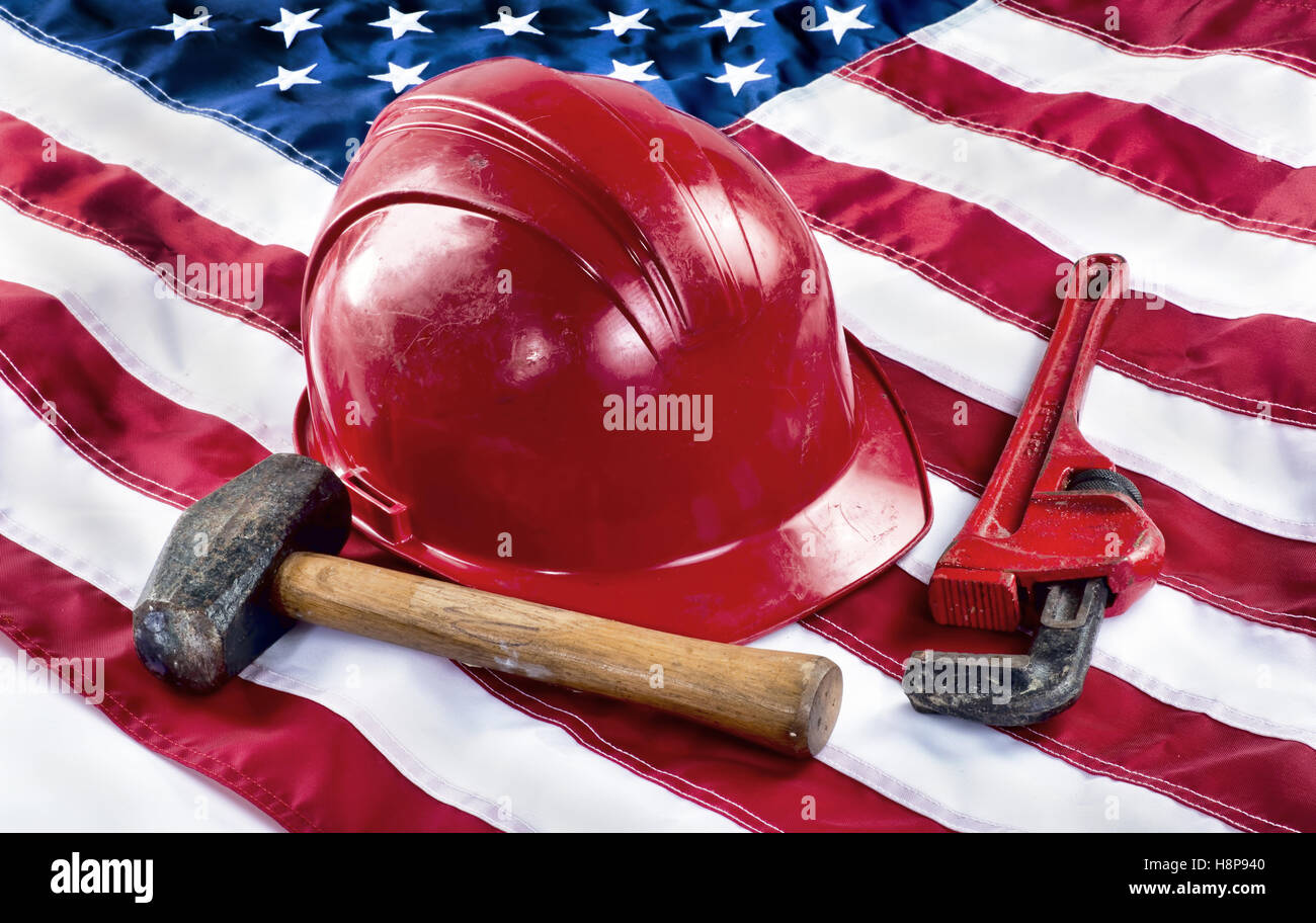 American worker hi-res stock photography and images - Alamy