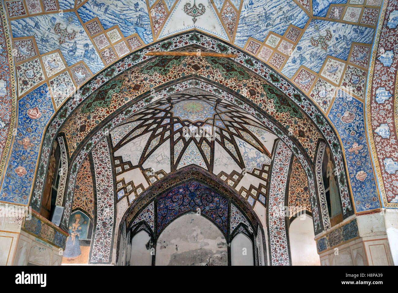 Bagh e fin gardens at Kashan Iran Stock Photo - Alamy