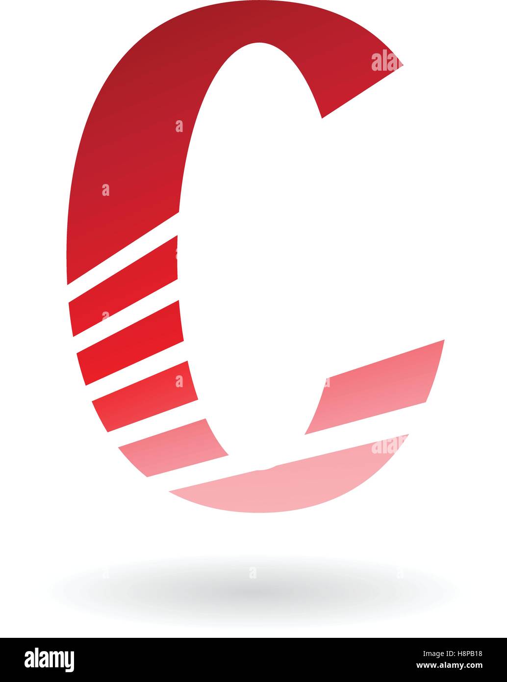 Design Concept of a Abstract Icon of Letter C, Vector Illustration ...