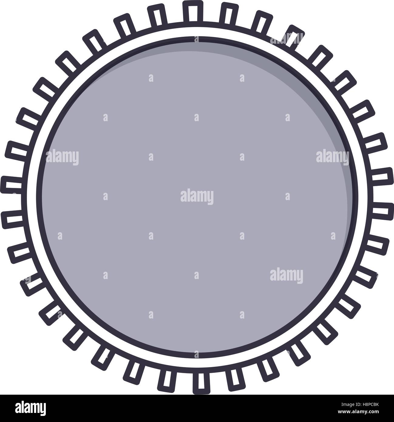 Seal stamp frame icon. Banner badge and decorative theme. Isolated ...