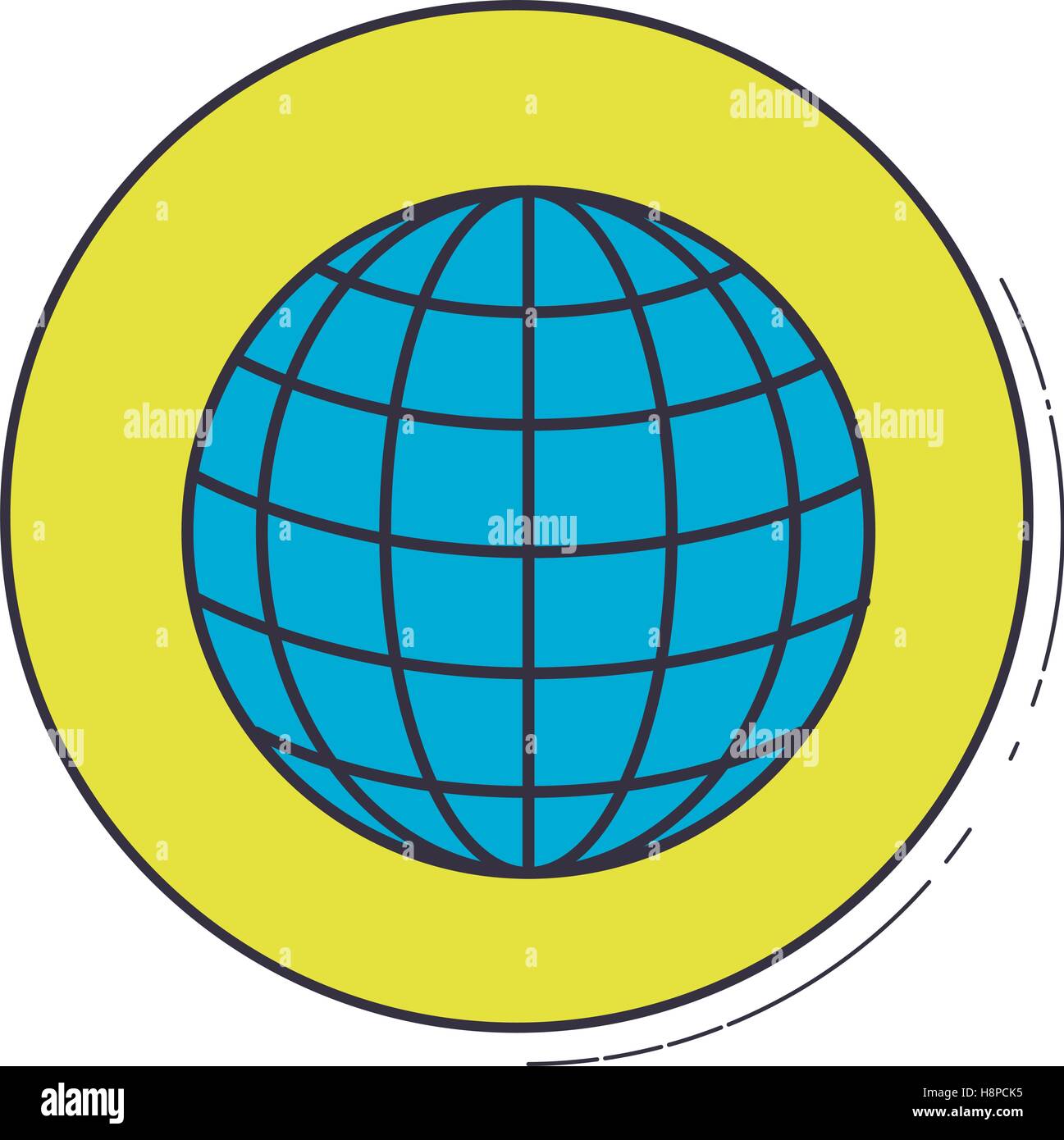 Global icon. Social media multimedia app communication and digital ...