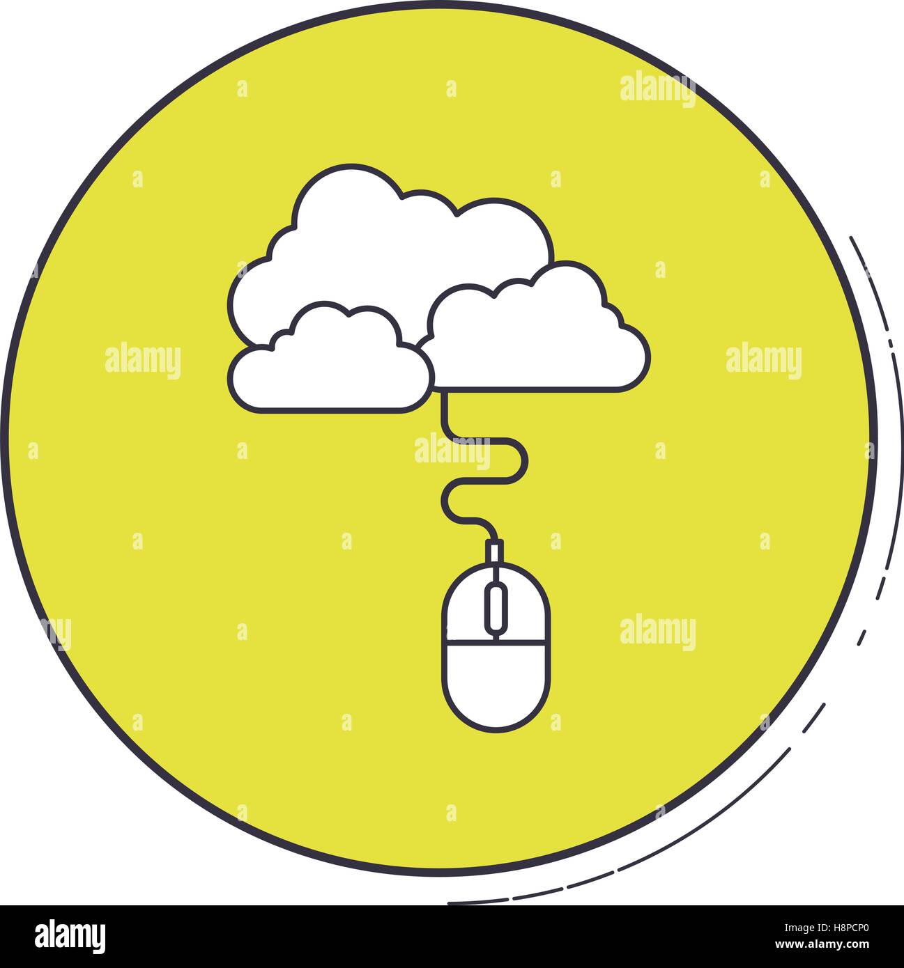 Mouse icon. Social media multimedia app communication and digital ...