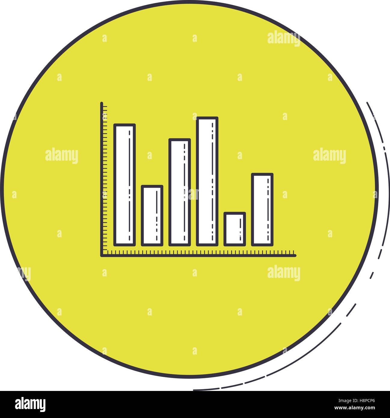Infographic icon. Data information business analytics theme. Isolated ...