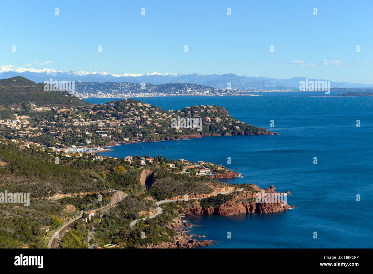 The Esterel Massif (south-eastern France Stock Photo - Alamy