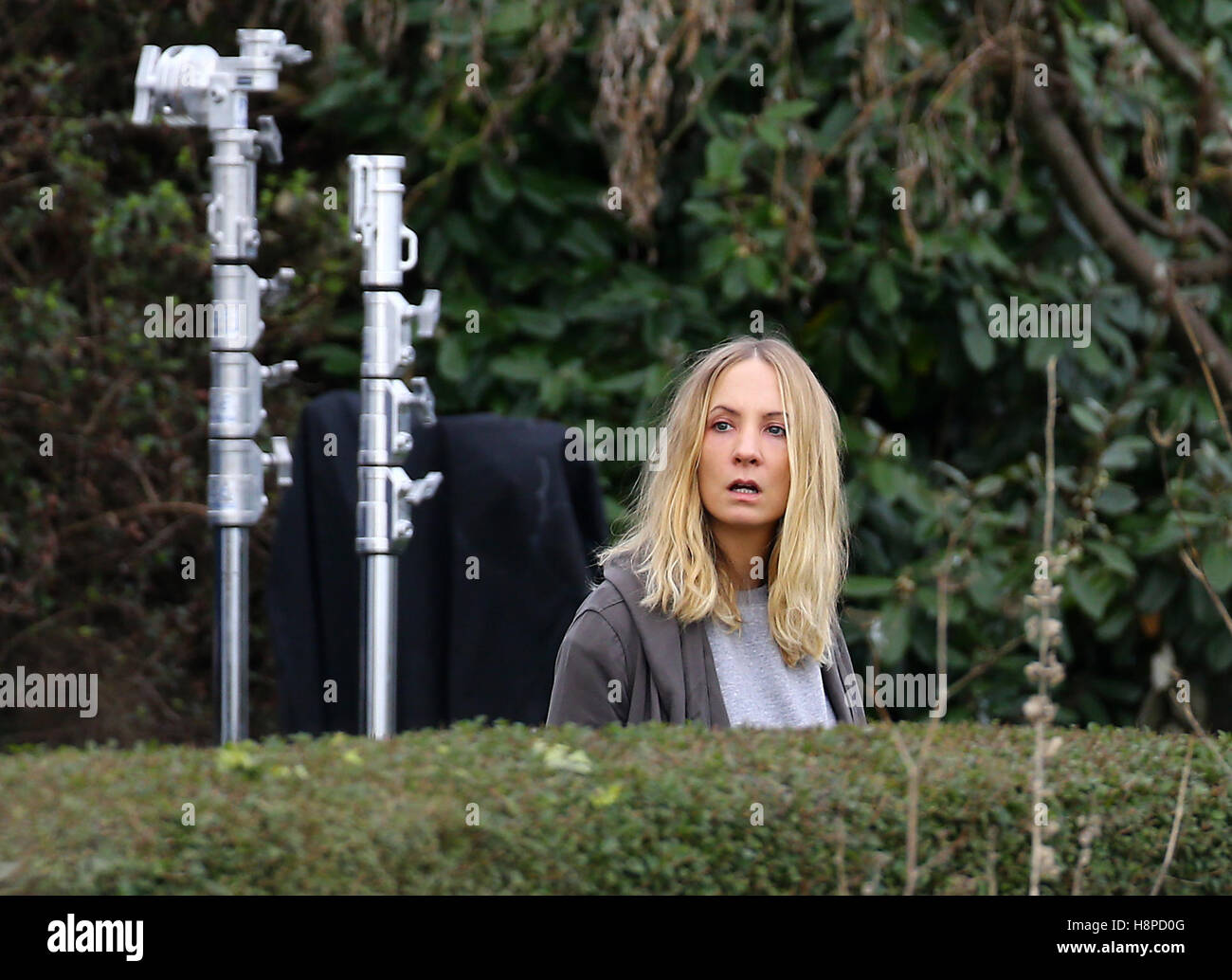 Actress Joanne Froggatt on the set of Liar, a new six part ITV series ...