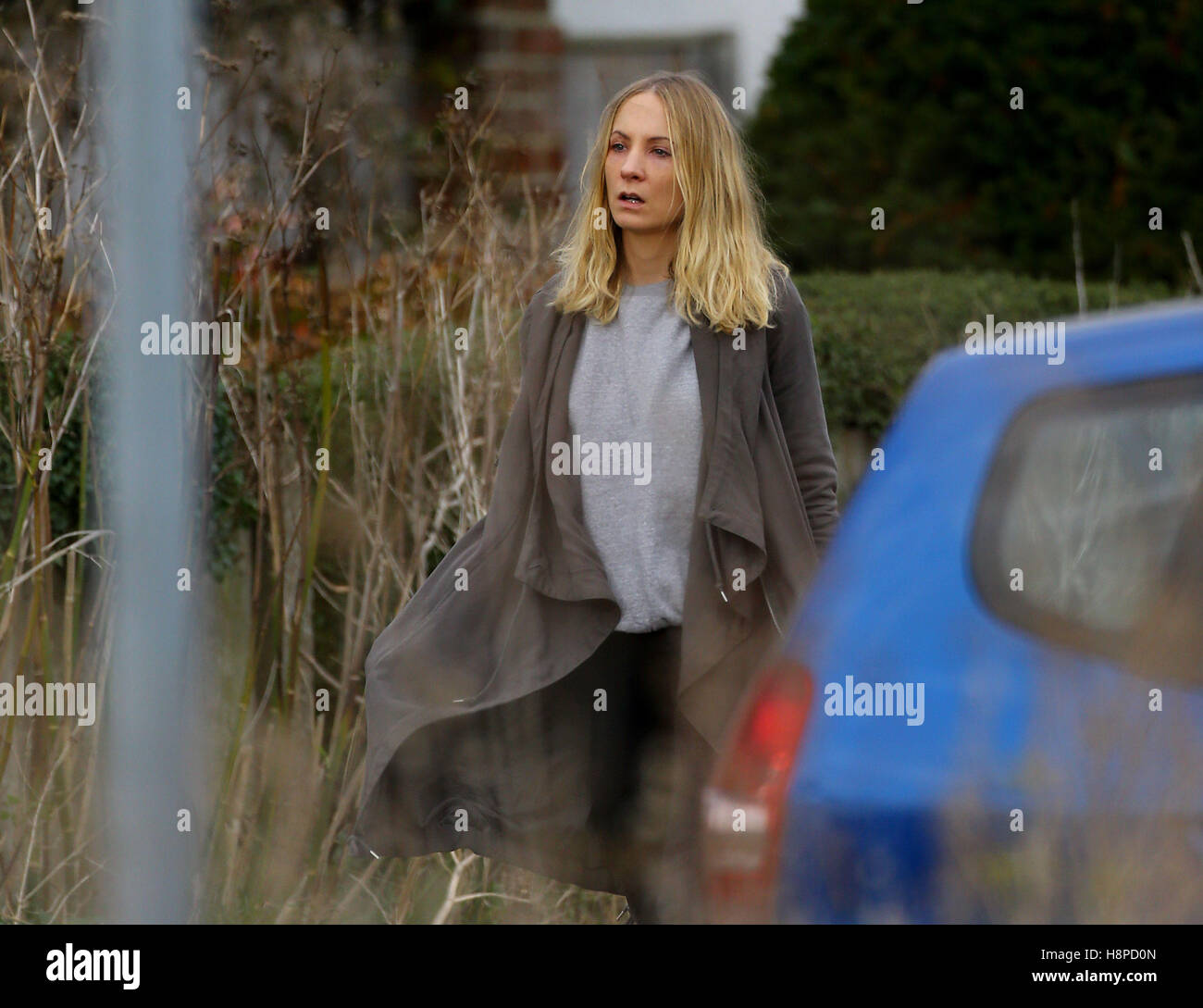 Actress Joanne Froggatt on the set of Liar, a new six part ITV series ...