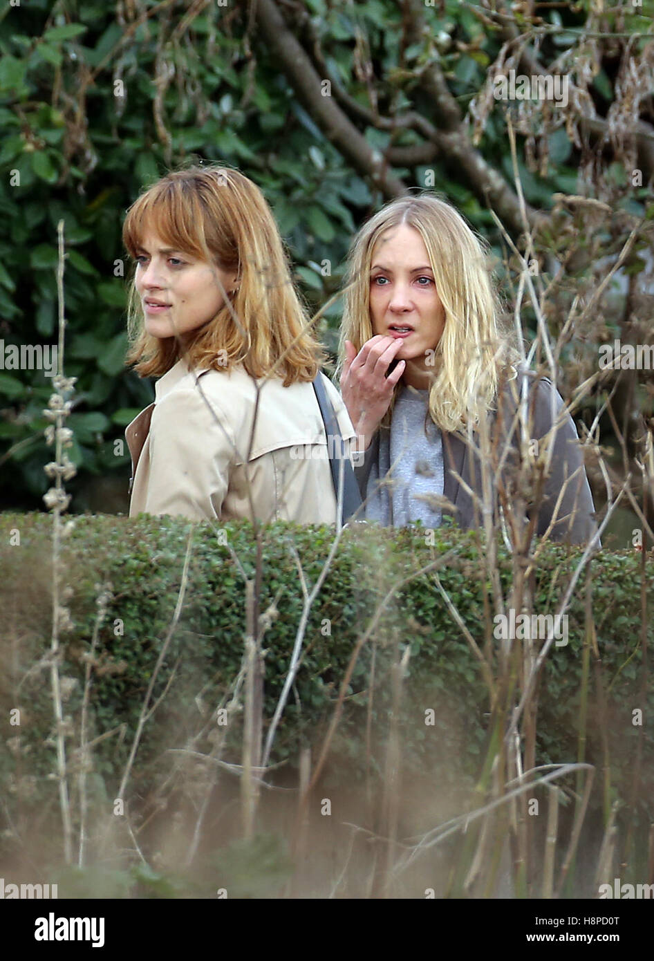 Actress Joanne Froggatt on the set of Liar, a new six part ITV series ...