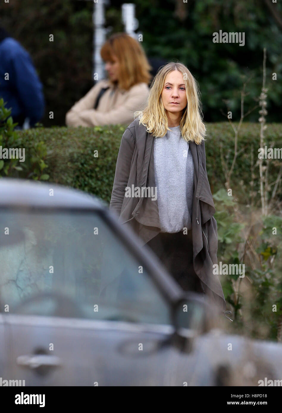 Actress Joanne Froggatt on the set of Liar, a new six part ITV series ...