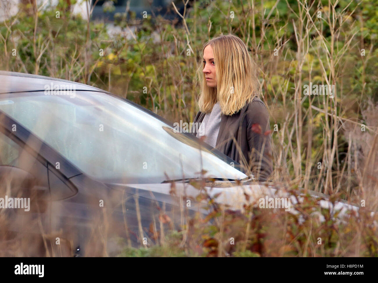 Actress Joanne Froggatt on the set of Liar, a new six part ITV series ...