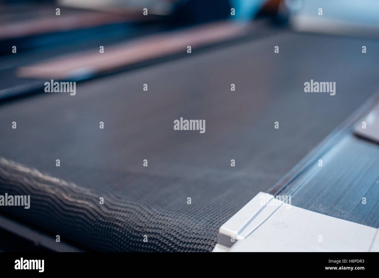 Treadmill close-up in the gym Stock Photo - Alamy