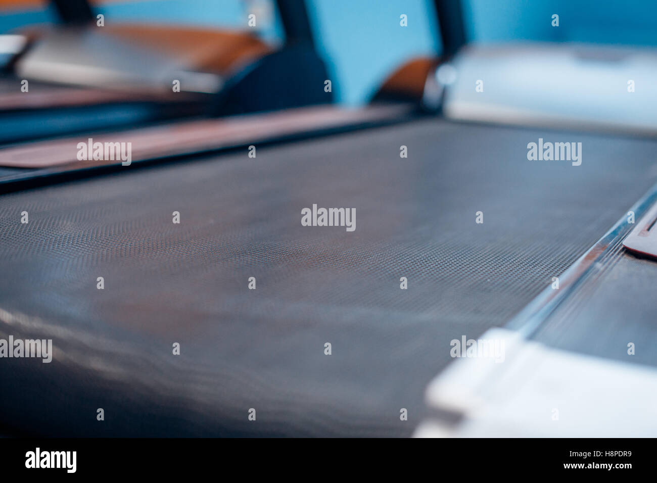 Treadmill close-up in the gym Stock Photo - Alamy