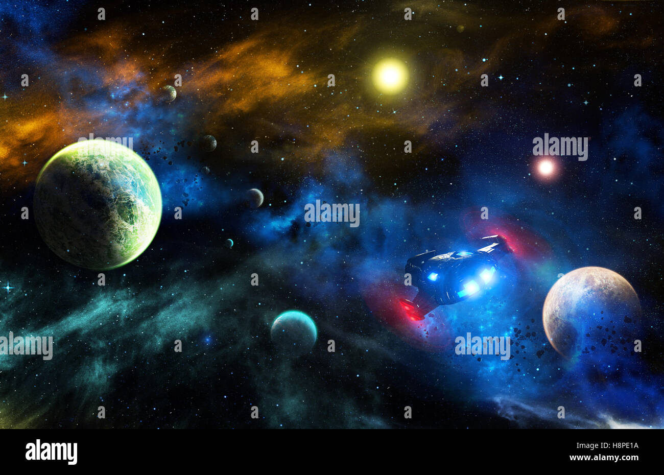 The Cyronic System Stock Photo - Alamy