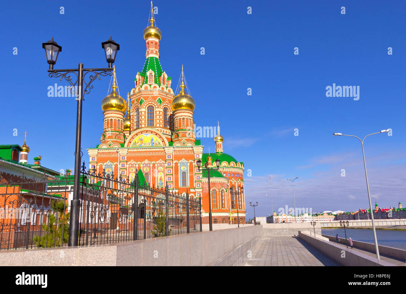 Russian Orthodox churches and architecture Yoshckar-Ola Russia Stock ...