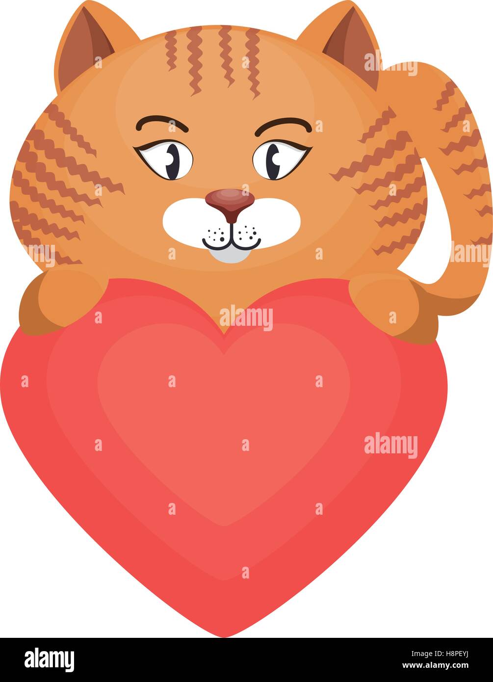 cute cat mascot icon vector illustration design Stock Vector Image ...