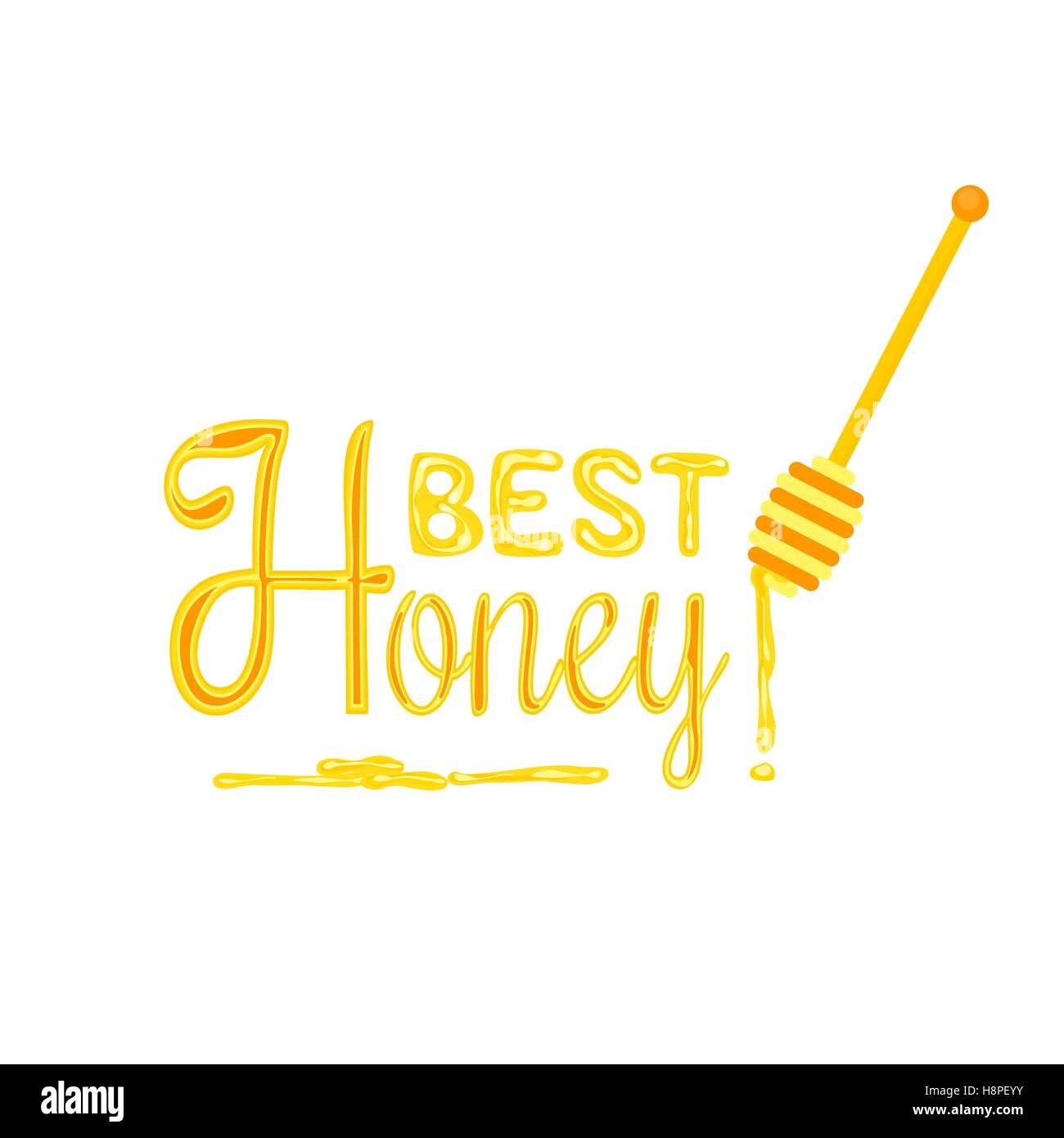 Honey splash dripping sweet Stock Vector Images - Alamy