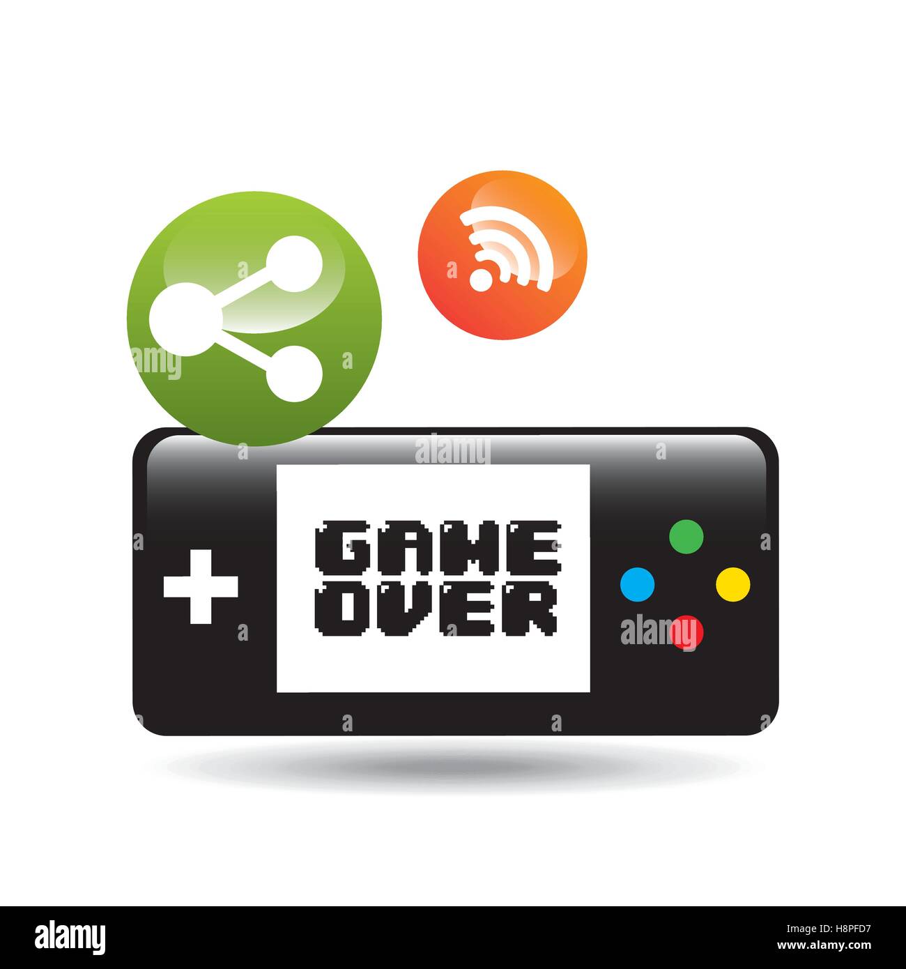 video game connection share icon design vector illustration eps 10 ...