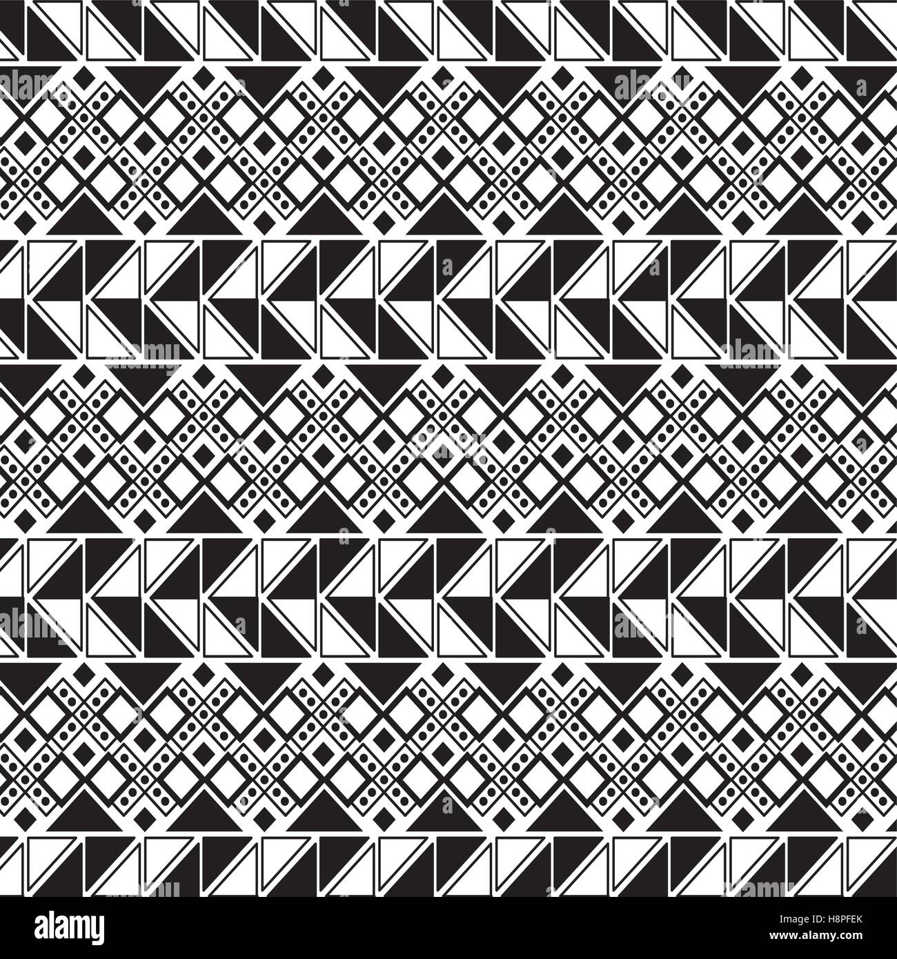 Boho style black and white background design. Bohemic decoration ...
