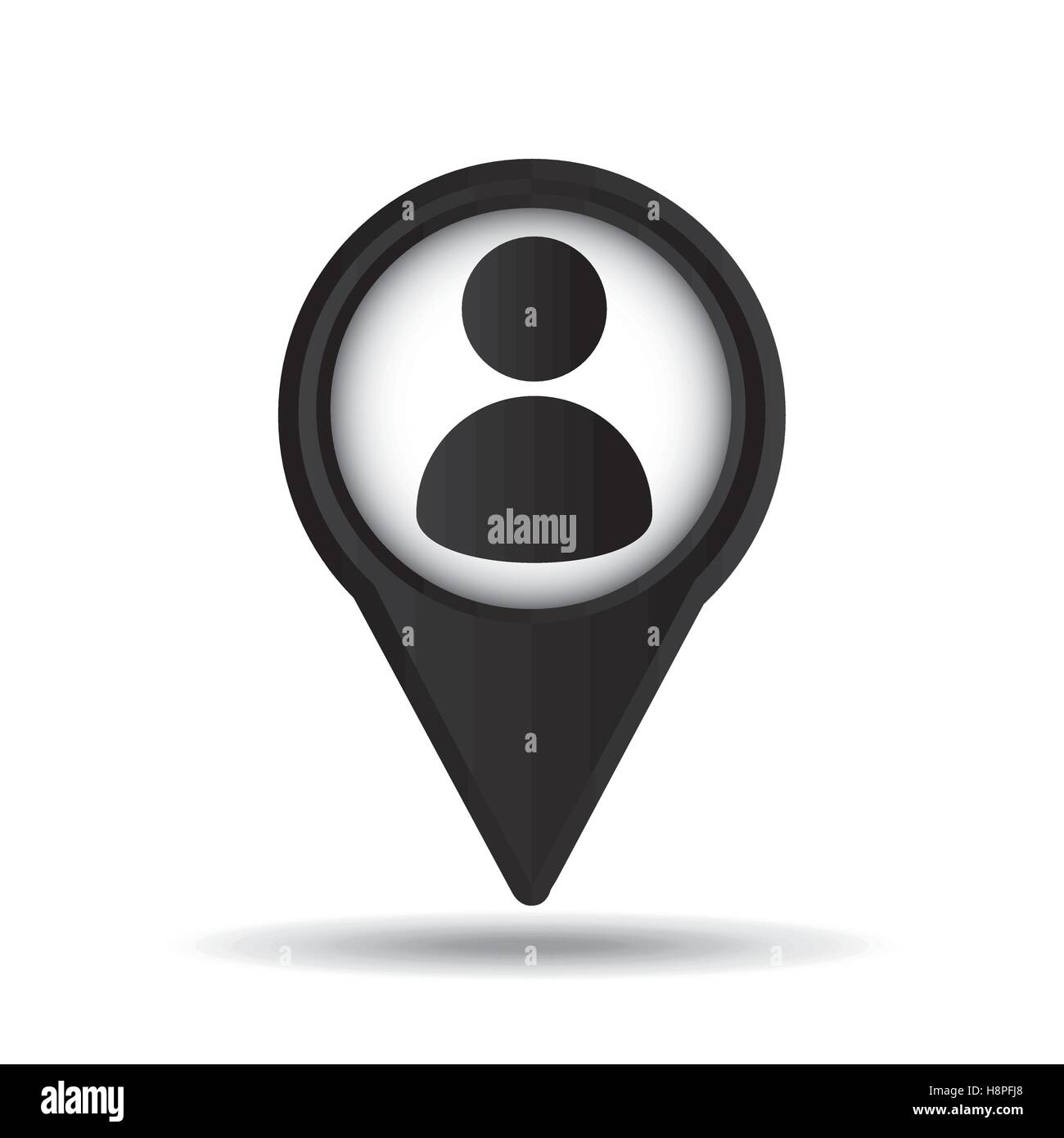 character map pin icon vector illustration eps 10 Stock Vector Image ...