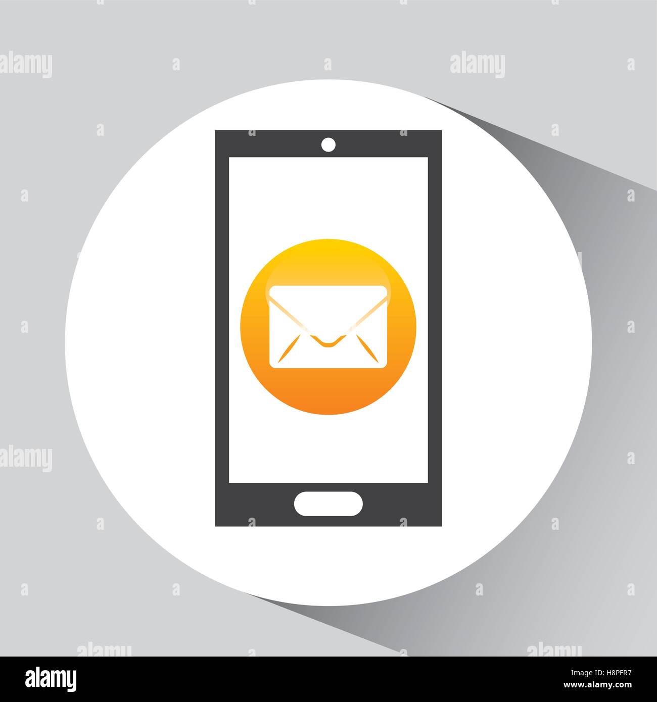 device mobile icon email message social media graphic vector ...