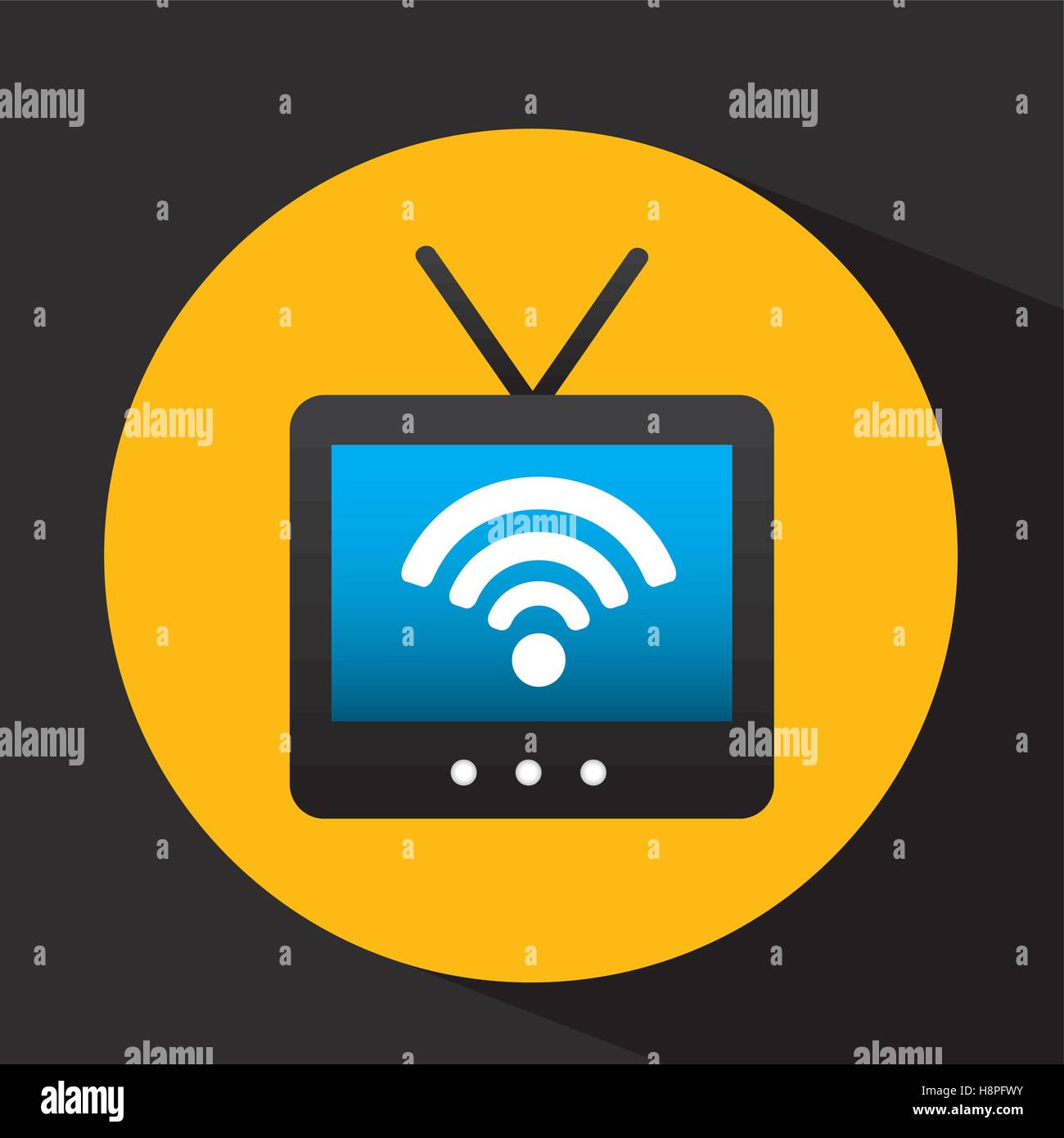 tv picture internet connection icons design vector illustration eps 10 ...