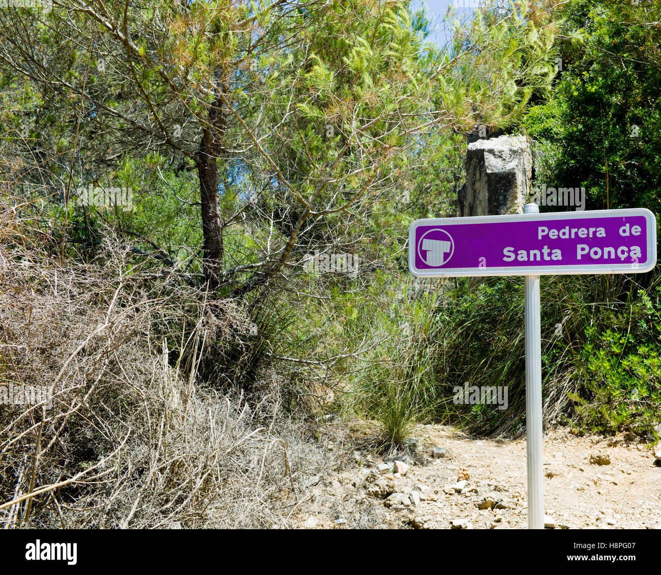 Pedrera de santa ponca quarry menorca hi-res stock photography and ...