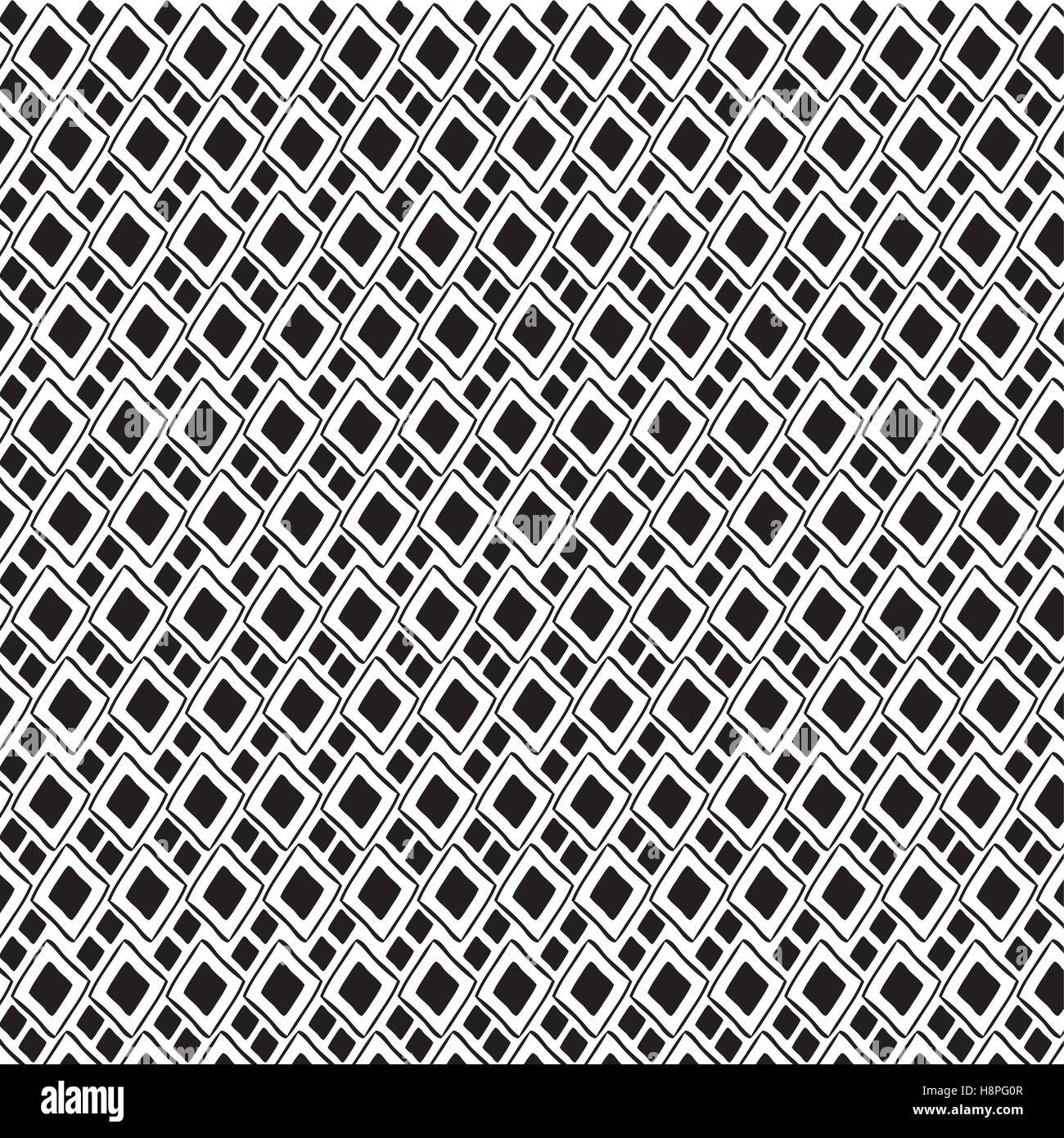 Boho style black and white background design. Bohemic decoration ...