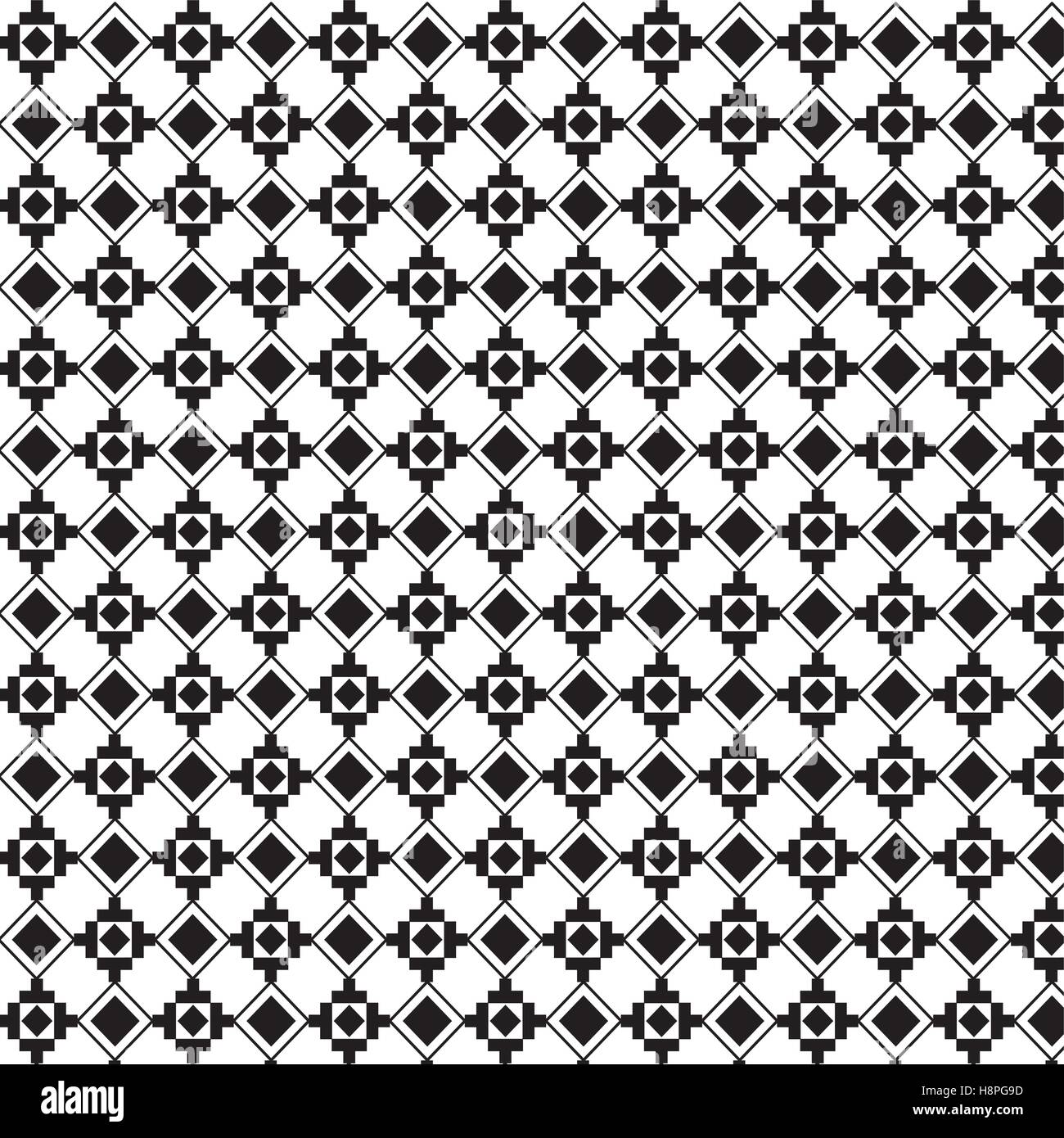 Boho style black and white background design. Bohemic decoration ...